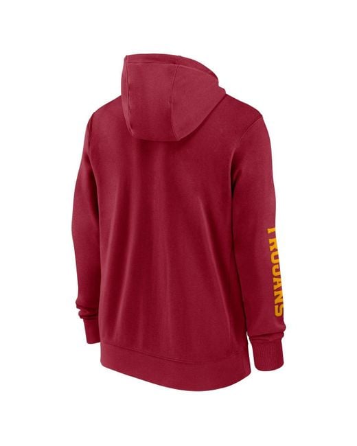Nike Usc Trojans 2024 Sideline Full-zip Hoodie in Red for Men | Lyst