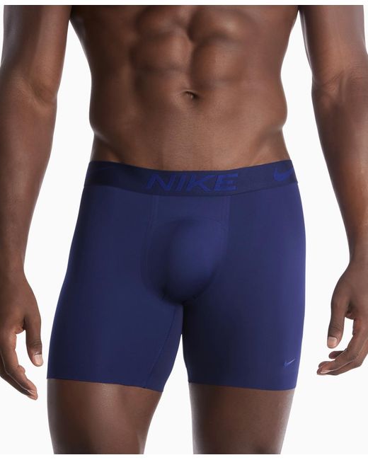 Nike Dri-fit Elite Micro Boxer Briefs in Blue for Men | Lyst