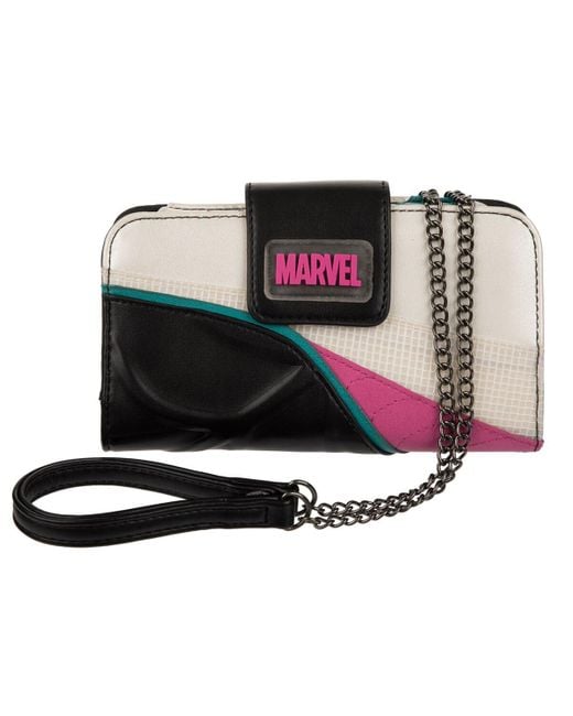 Heroes & Villains Marvel Ghost Spider Crossbody Purse in White | Lyst