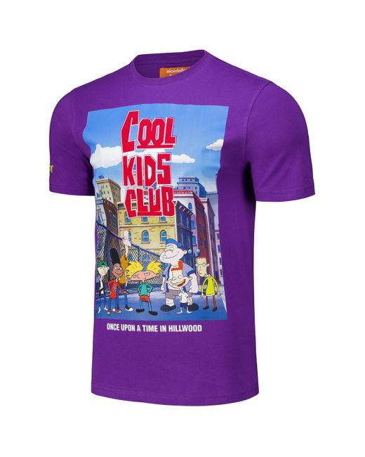 FREEZE MAX Hey Arnold Cool Kids Club Regular Fit T-shirt in Purple for ...