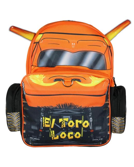MONSTER JAM Backpack El Toro Loco Truck Crazy Bull 3d Character School ...