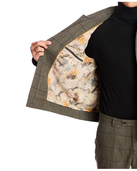 Paisley & Gray Hilo Button-up Jacket in Brown for Men | Lyst