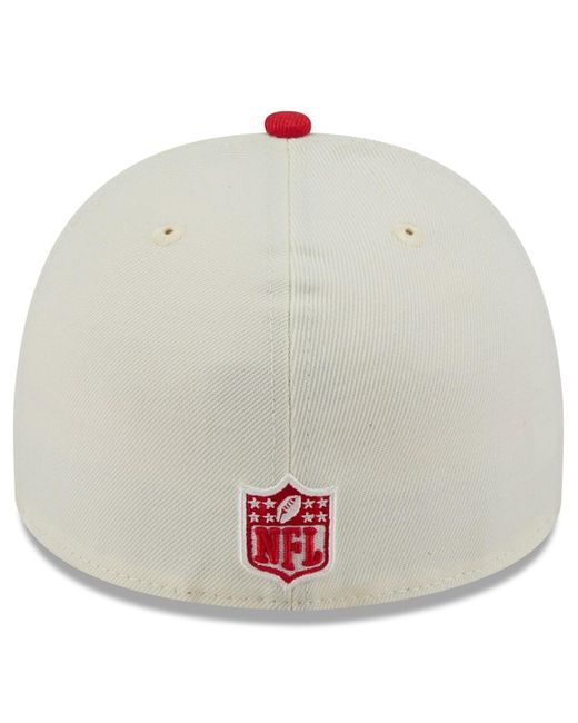 KTZ Cream/red Kansas City Chiefs 2025 Nfl Draft A-frame 59fifty Fitted ...