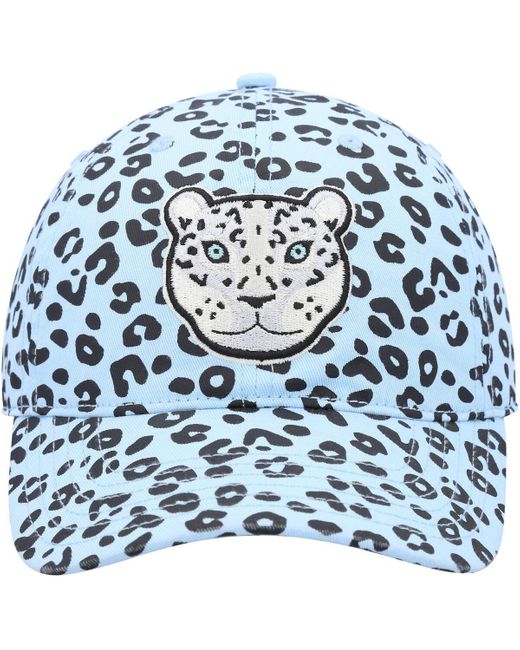 Explore Snow Leopard Dad Adjustable Hat in Blue for Men | Lyst