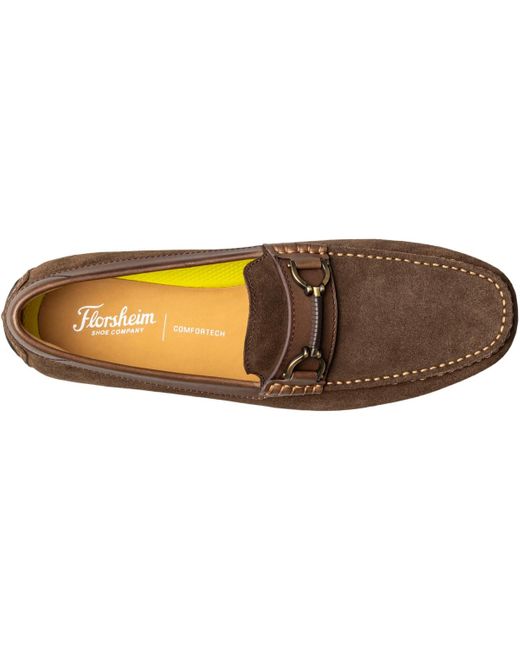 Florsheim Motor Moc Toe Bit Driver in Brown for Men | Lyst