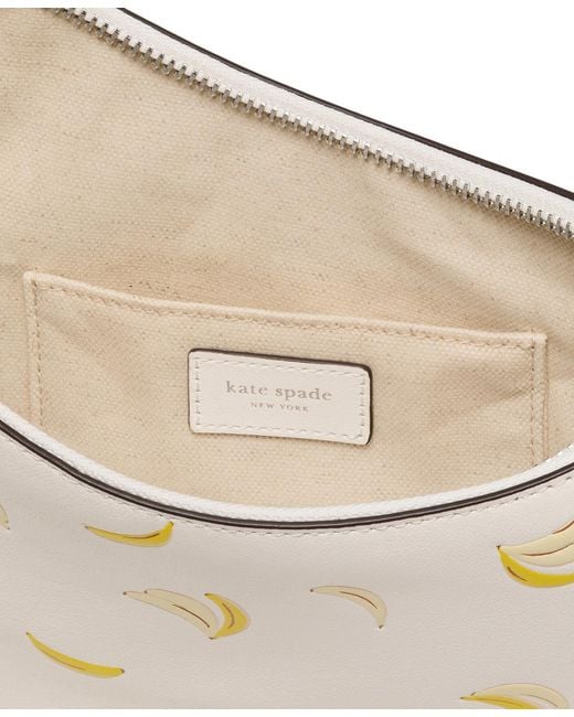 Kate Spade Duo Banana Small Crossbody Handbag in Natural | Lyst