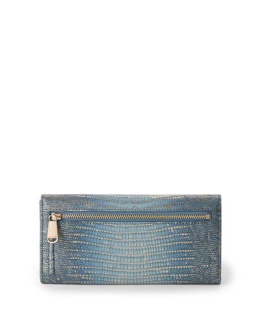 Brahmin Cordelia Trifold Wallet in Blue | Lyst