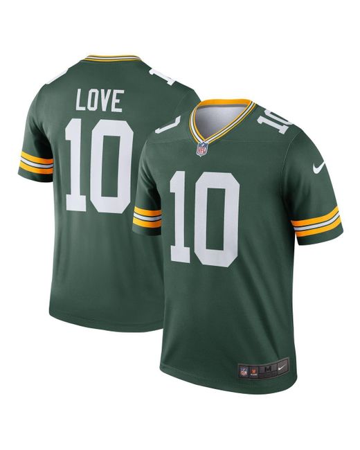 Nike Jordan Love Bay Packers Legend Player Performance Jersey in Green ...