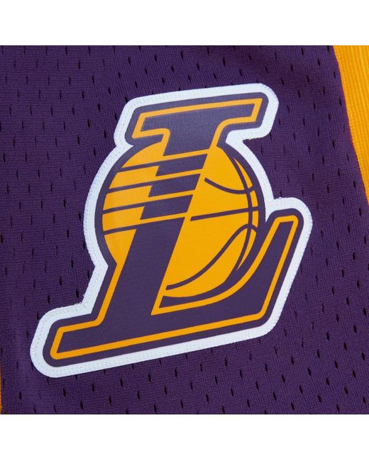 Mitchell & Ness Los Angeles Lakers 1998/99 Hardwood Classics Slap ...