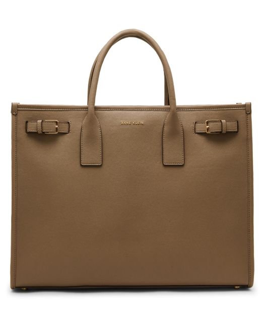 Anne Klein 3 Piece Work Tote Bag Gift Set in Brown | Lyst