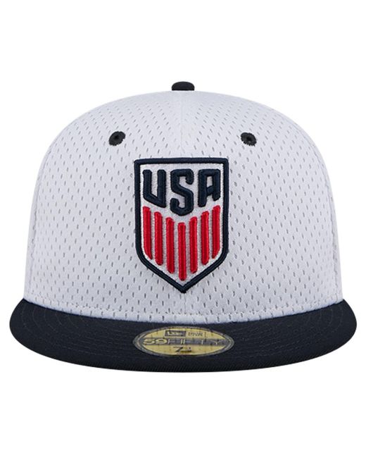 KTZ Usmnt Throwback Mesh 59fifty Fitted Hat in Blue for Men | Lyst