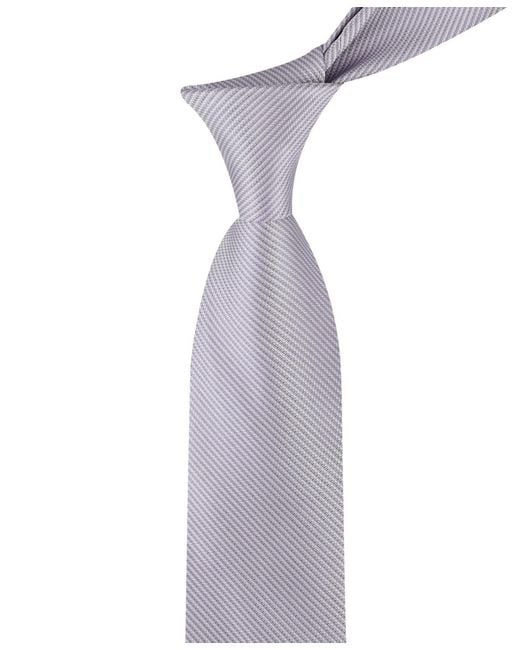 Calvin Klein Galica Stripe Pattern Tie in Purple for Men | Lyst