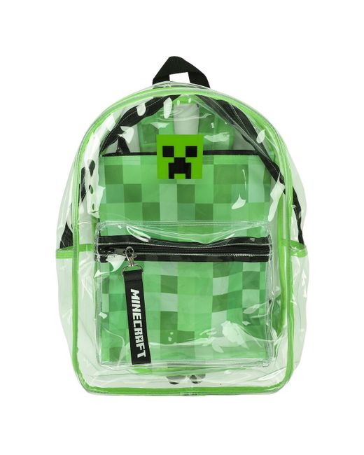 Minecraft 17" Clear Plastic Backpack in Green | Lyst