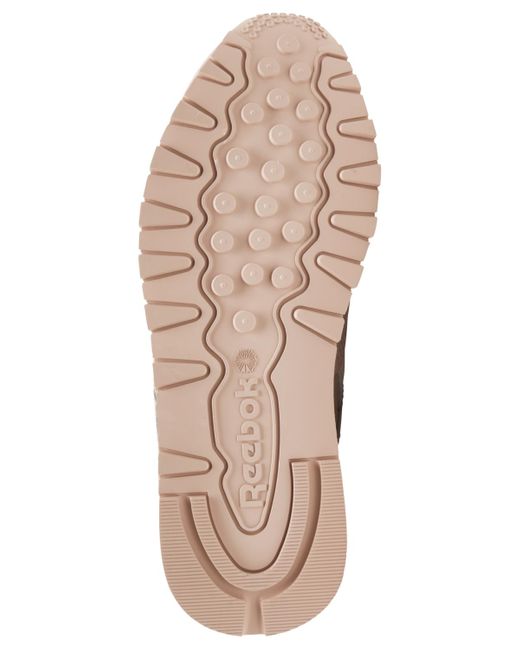 Reebok Classic Leather Casual Sneakers From Finish Line in Pink | Lyst