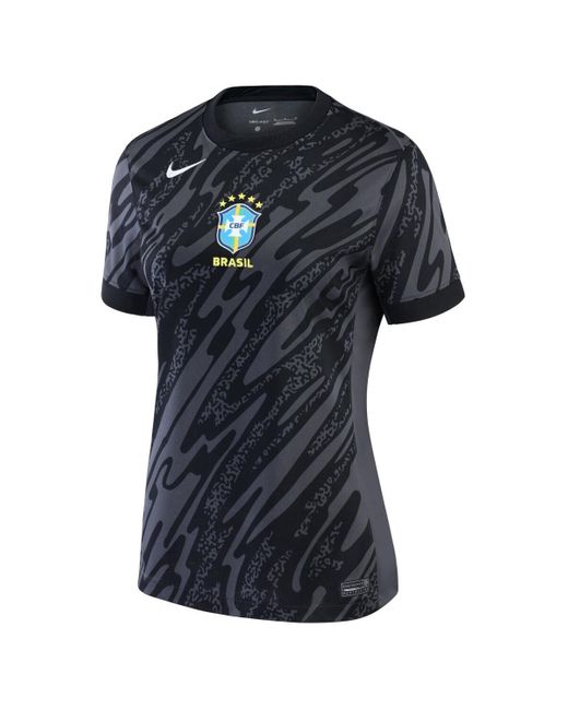 Nike Brazil National Team 2024 Goalkeeper Replica Stadium Jersey in ...