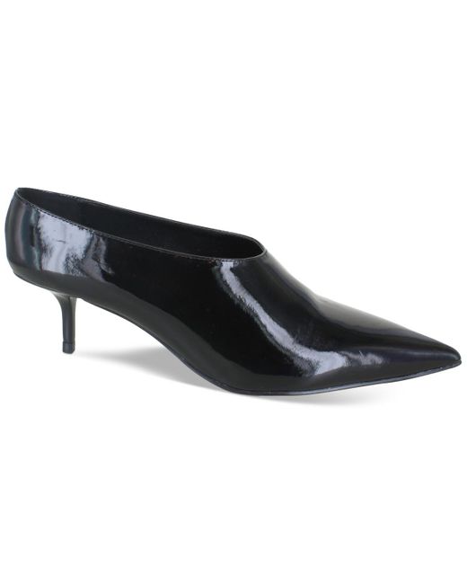 Kenneth Cole Linxie Kitten Pumps in Black | Lyst