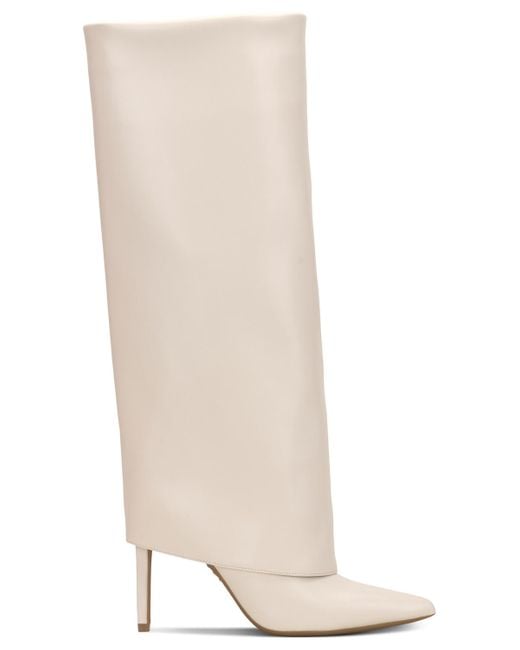 INC International Concepts Skylar Wide-calf Fold Over Cuffed Knee High ...