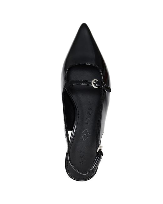 Katy Perry Micro Heel Slingback Pumps in Black | Lyst