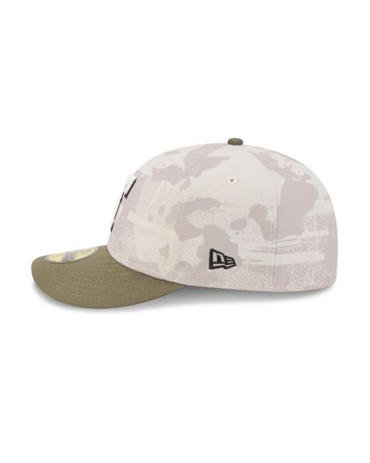 KTZ Light Beige/olive Texas Rangers 2025 Armed Forces Day 59fifty ...