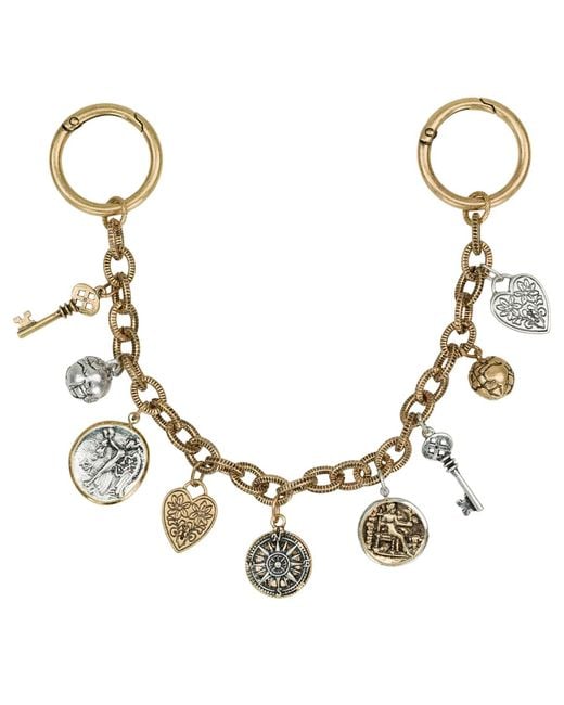 Patricia Nash Handbag Multi Charm Chain in Metallic | Lyst