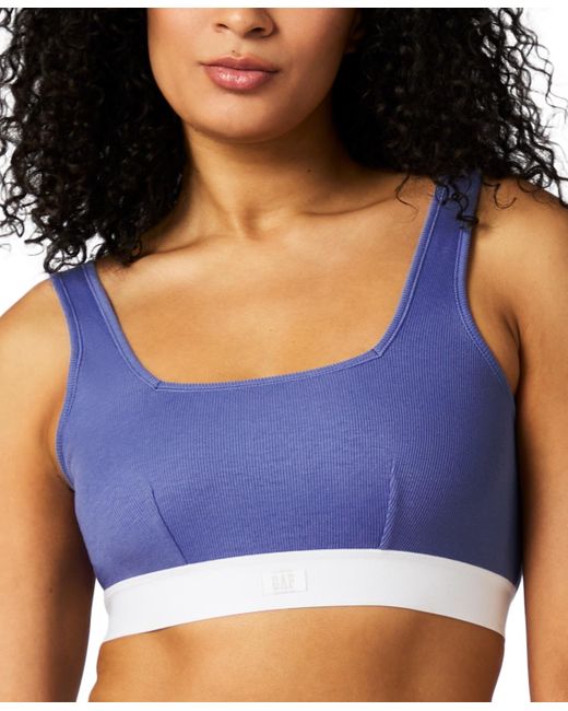 Gap Body Logo Comfort Bralette Gpw01052 in Blue | Lyst