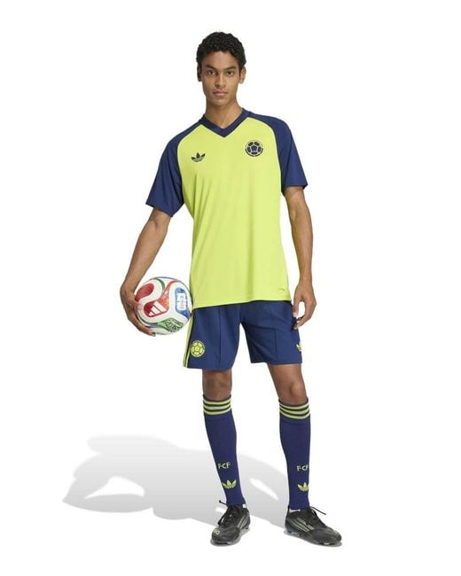 adidas Colombia National Team 2026 Pre-match Jersey in Green for Men | Lyst
