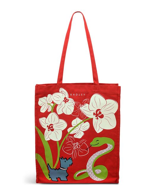 Radley Lunar New Year Medium Open Top Tote Bag in Red | Lyst