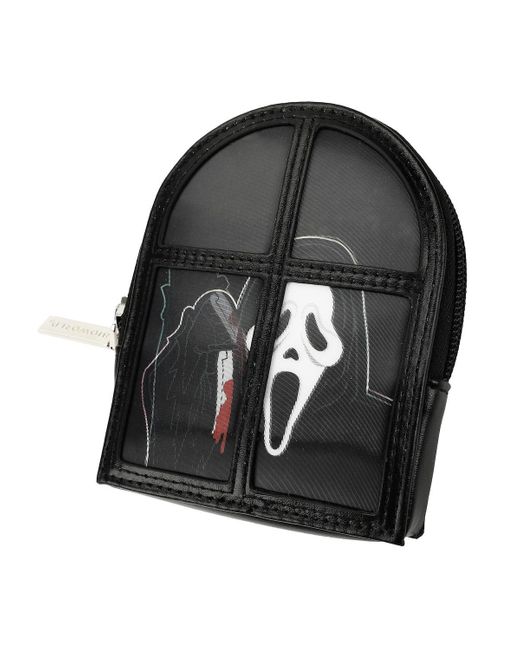 Scream Ghostface Lurking In Window 4.75" Novelty Coin Pouch in Black | Lyst