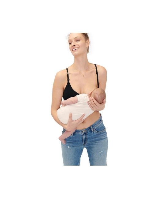 Hatch Collection Maternity Essential Wireless Pumping And Nursing Bra in Blue | Lyst