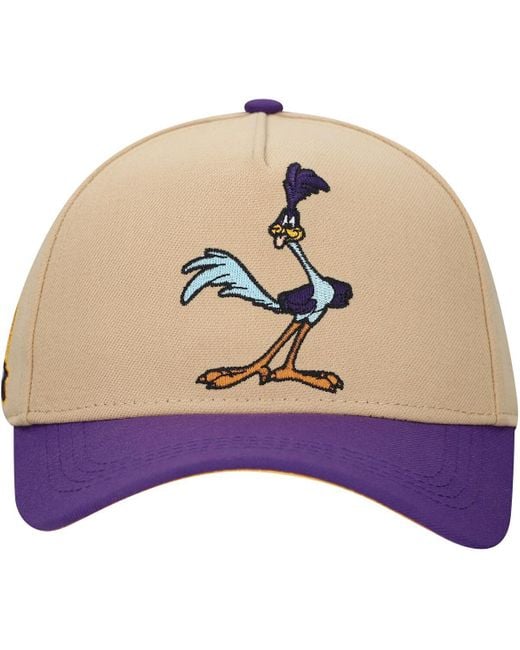 Lids Looney Tunes Road Runner A-frame Adjustable Hat in Natural for Men ...