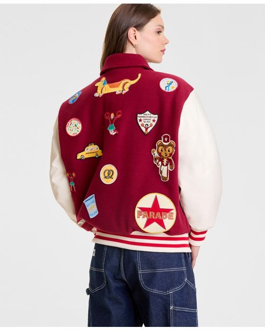 Macy's Thanksgiving Day Parade 2025 And Classic Varsity Jacket in Red ...