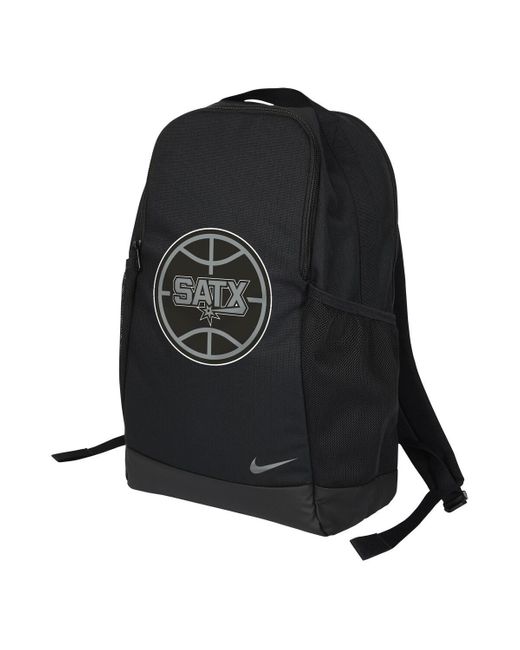 Nike San Antonio Spurs Brasilia Backpack in Black | Lyst