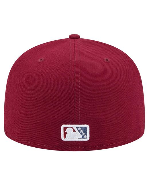 KTZ Â Frisco Roughriders Authentic Collection 59fifty Hat in Red for ...