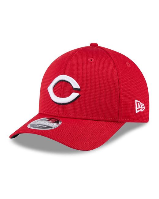 KTZ Cincinnati S 2025 Spring Training 9forty Adjustable Hat in Red for ...