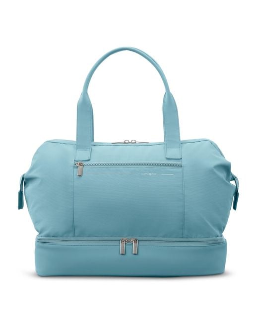 Samsonite Better Than Basic Drop Bottom Weekender Duffel in Blue | Lyst