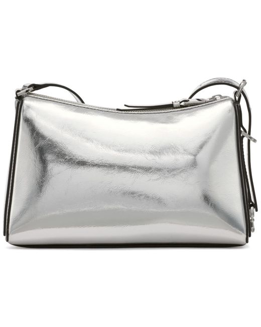 Calvin Klein Mandy Metallic Top Zipper Crossbody | Lyst