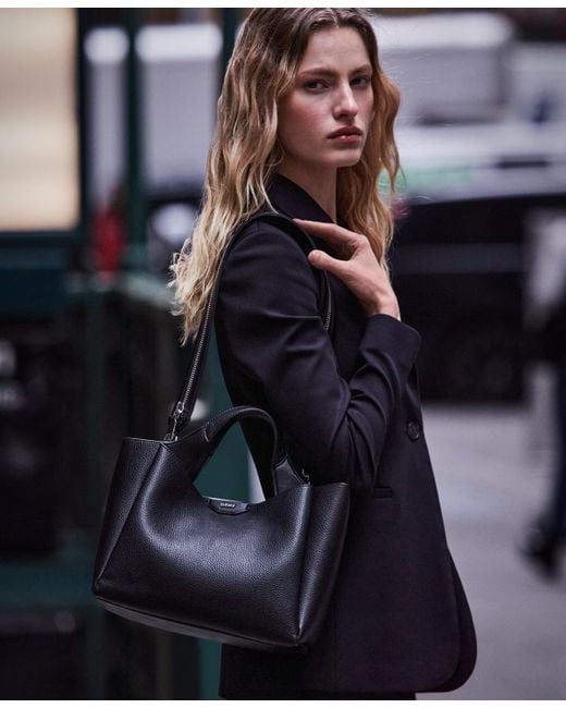 DKNY Willa Small Top Handle Satchel in Brown | Lyst