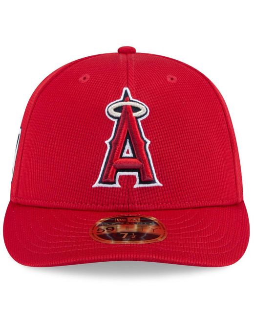 KTZ Los Angeles Angels 2025 Spring Training Low Profile 59fifty Fitted ...