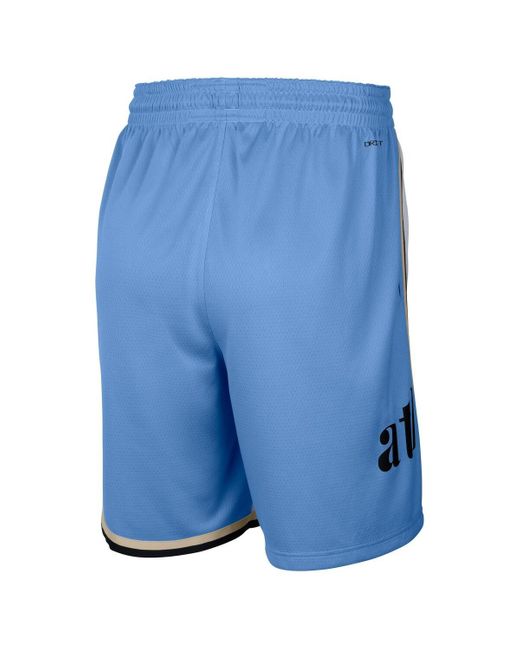 Nike Atlanta Hawks 2024/25 City Edition Swingman Shorts in Blue for Men ...