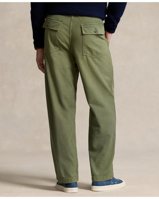 Polo Ralph Lauren Paint-splatter Fatigue Straight Pants in Green for ...