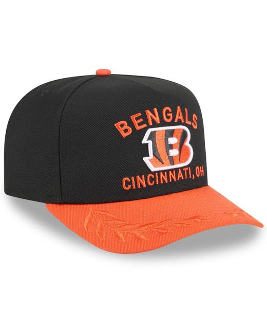 KTZ Black/orange Cincinnati Bengals 2025 Nfl Draft A-frame 9fifty ...