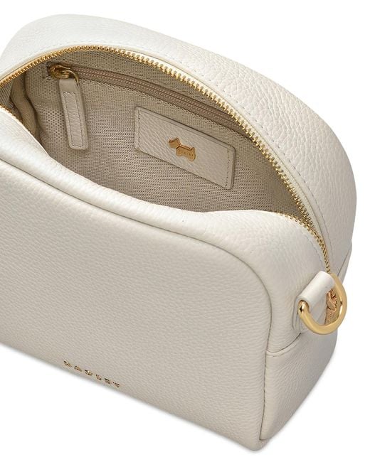 Radley The Daily Mini Leather Zip Around Crossbody Bag in Gray | Lyst