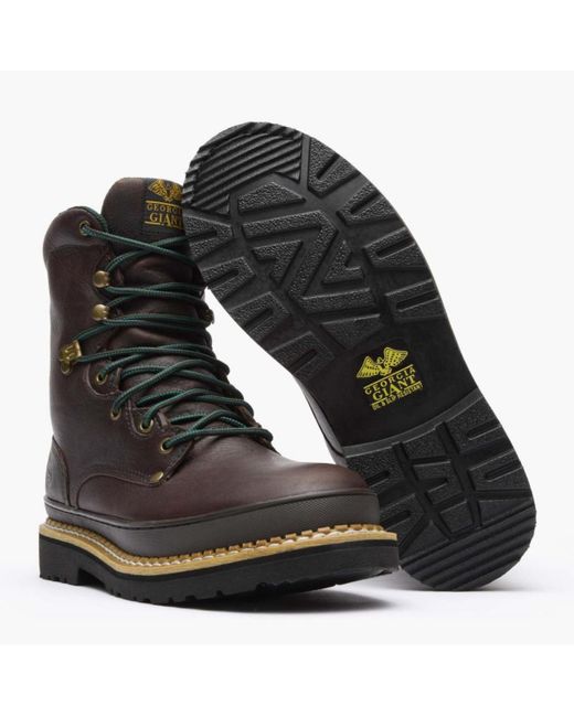 Georgia Boot Georgia Giant Steel Toe Work Boots in Black for Men | Lyst
