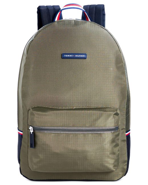Tommy Hilfiger Synthetic Alexander Ripstop Backpack in Army Green/Black ... Tommy Hilfiger Synthetic Alexander Ripstop Backpack in Army Green/Black ...
