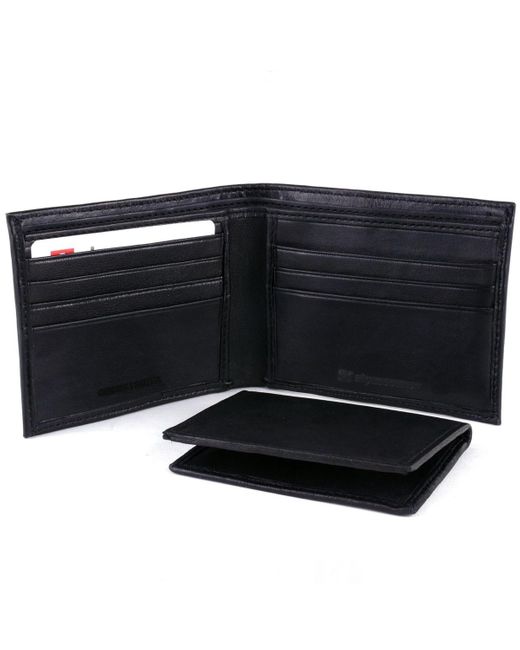 Alpine Swiss Wallet Trifold Bifold Billfolds To Choose From Genuine ...