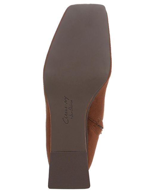 Circus by Sam Edelman Lia Wedge Sock Booties in Brown | Lyst