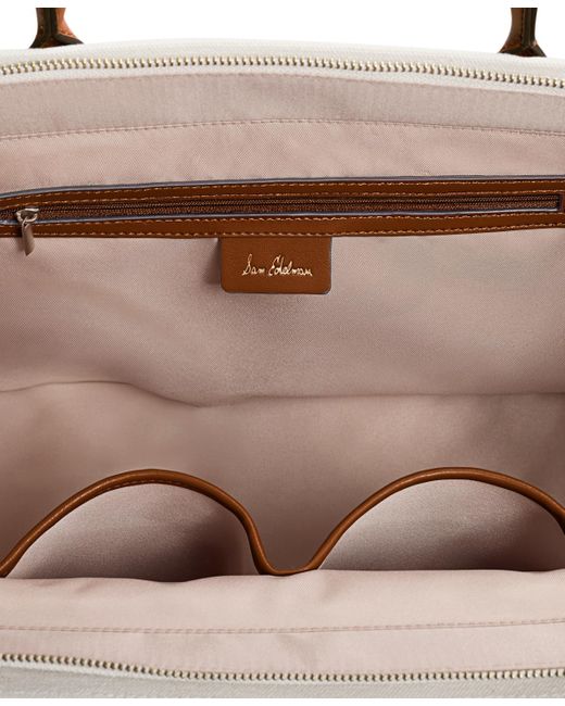 Sam Edelman Cooper Extra Large Logo Canvas Tote in Pink | Lyst