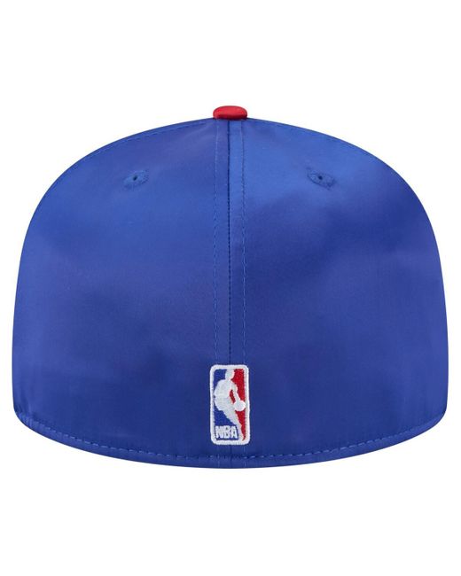 KTZ Royal/red Philadelphia 76ers Throwback Satin Vintage Pin Two-tone ...