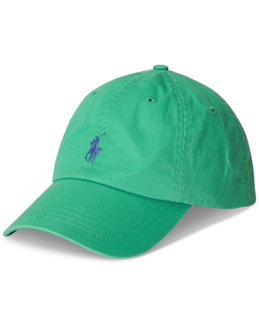 Polo Ralph Lauren Classic Chino Cap in Green | Lyst