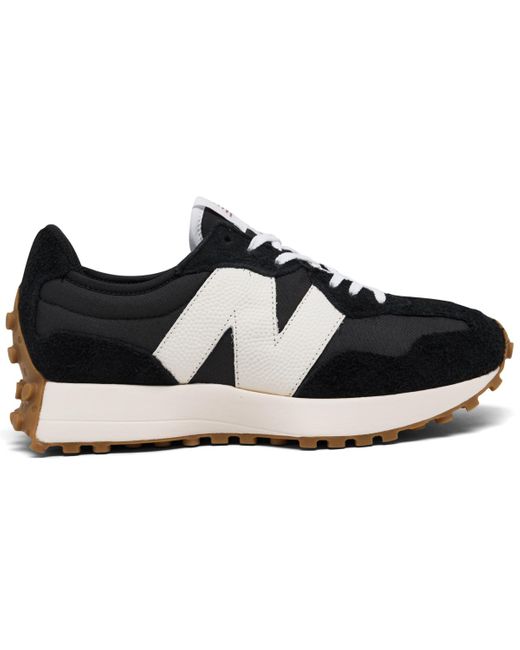 New Balance 327 Core Casual Sneakers From Finish Line in Black | Lyst